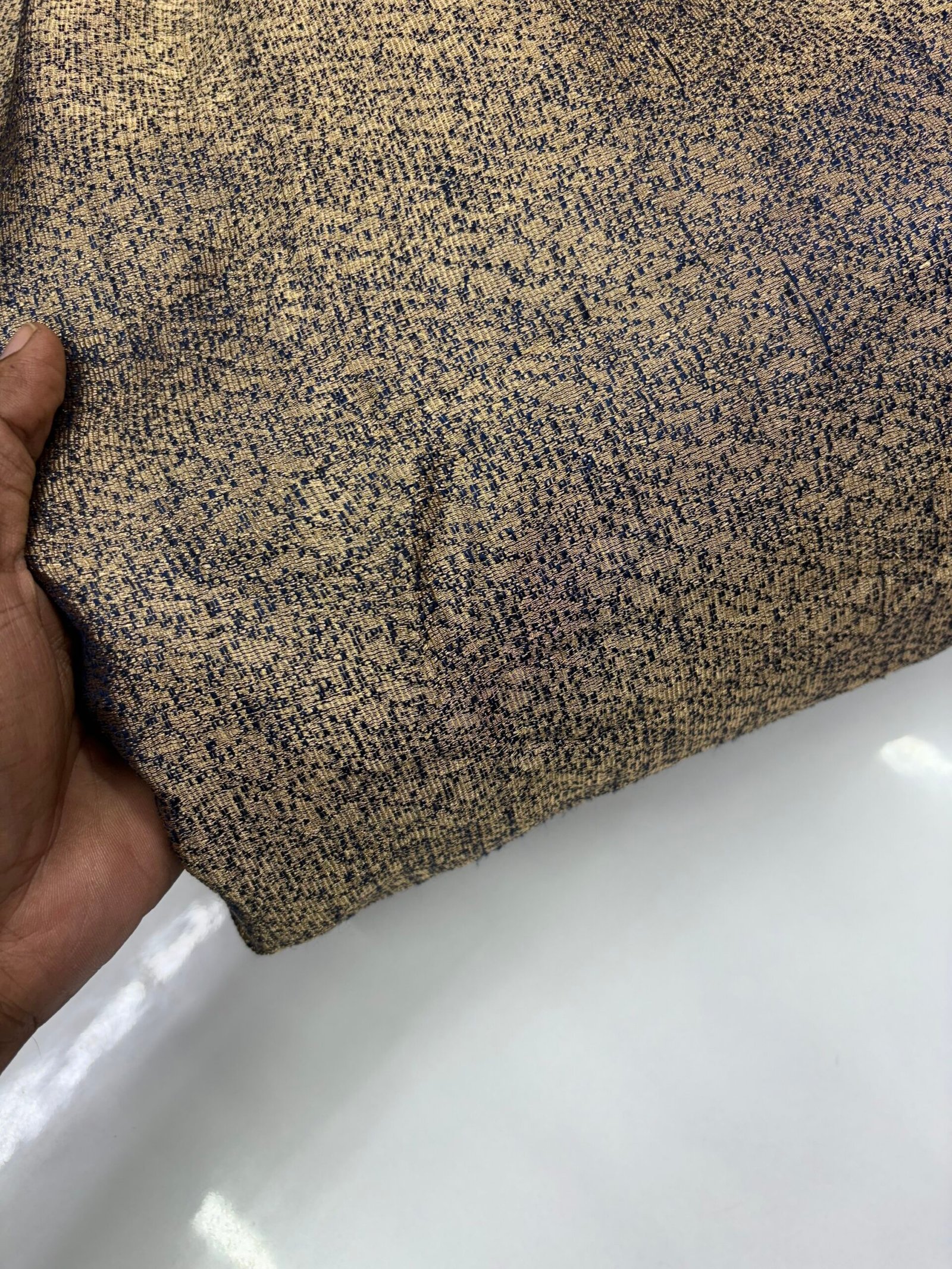 Rich tissue silk – Blue – Suyambu Cloth Stores