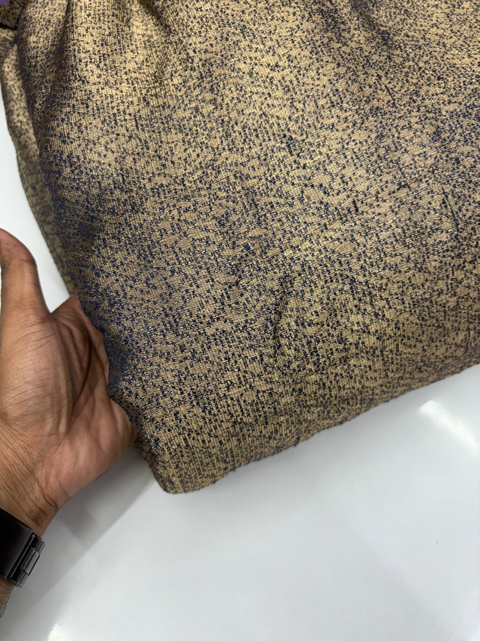 Rich tissue silk – Blue – Suyambu Cloth Stores