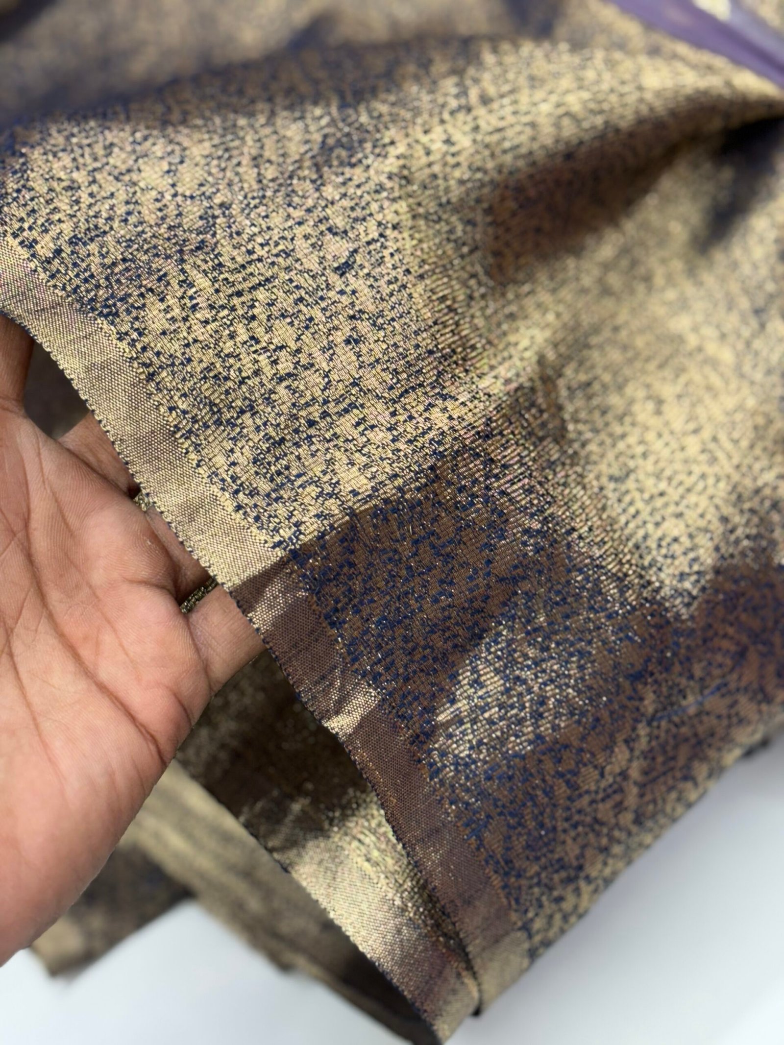 Rich tissue silk – Blue – Suyambu Cloth Stores